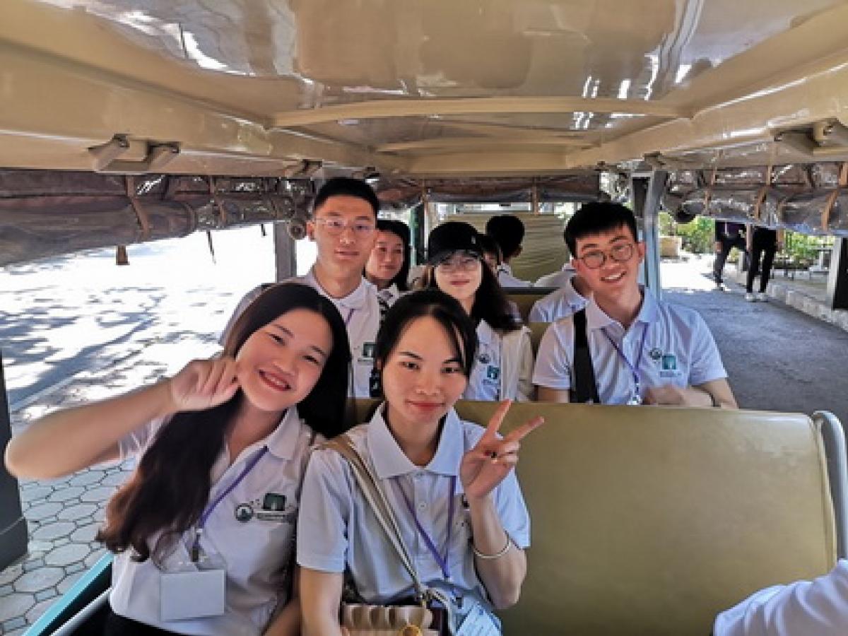 พิธีปฐมนิเทศน์นักศึกษาจาก Wuzhou University